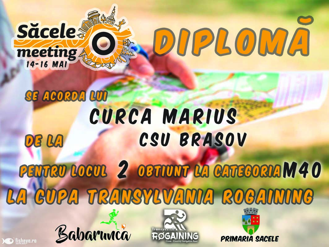 Diplome Sacele O Meeting 2021